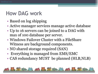 Microsoft Exchange 2010 in 10 slides | PPT