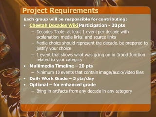 Decades Project Introduction | PPTX | Science