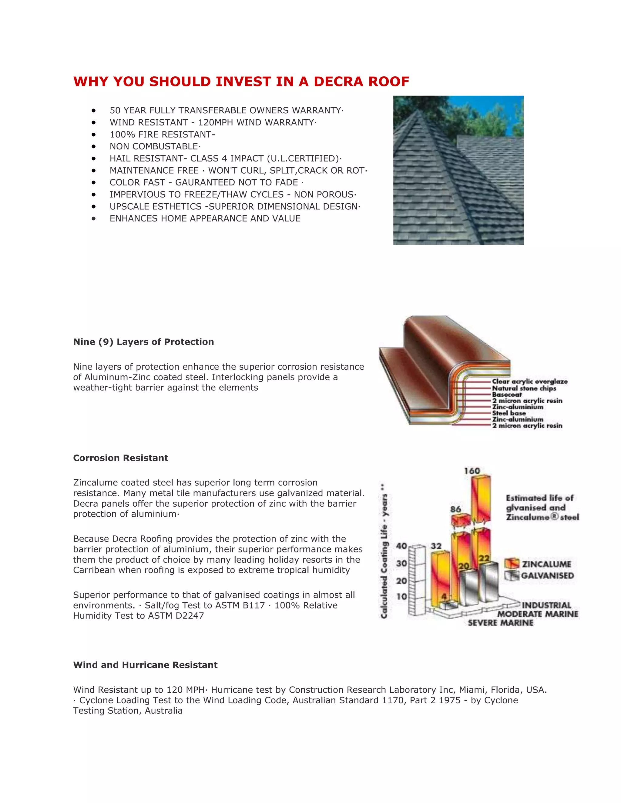 Decra Steel Roofing | DOCX