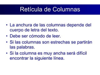 Diagramacion A Base De Reticulas | PPT