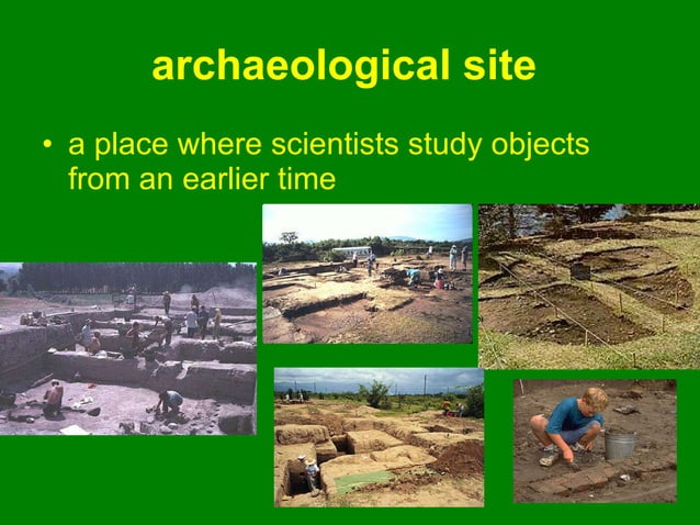 Digging Up the Past VOCABULARY | PPT