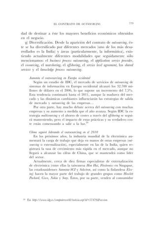 contrato de outsourcing | PDF