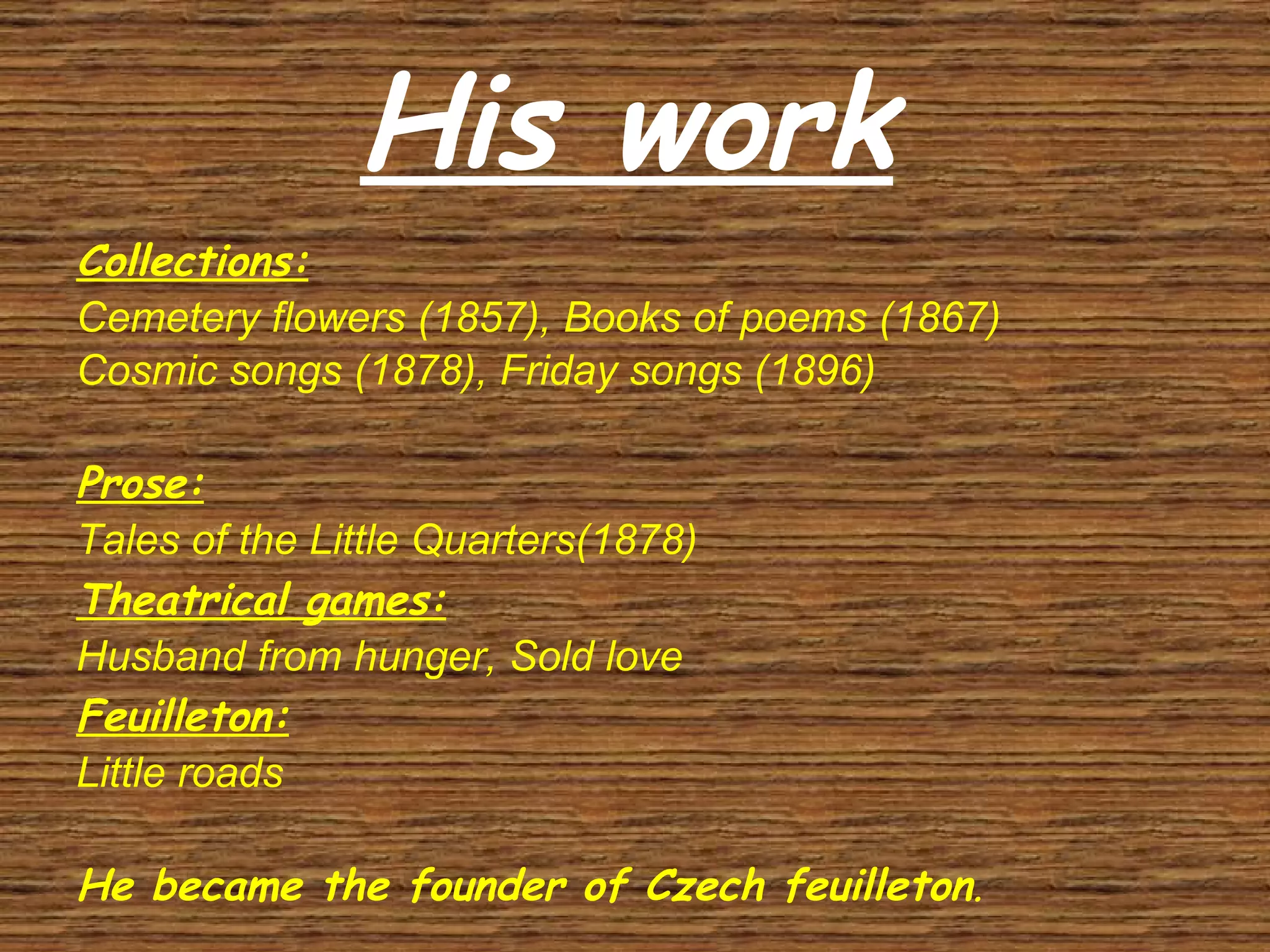 Famous People from Czech Republick | PPT