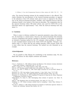 Fast and Bootstrap Robust for LTS | PDF