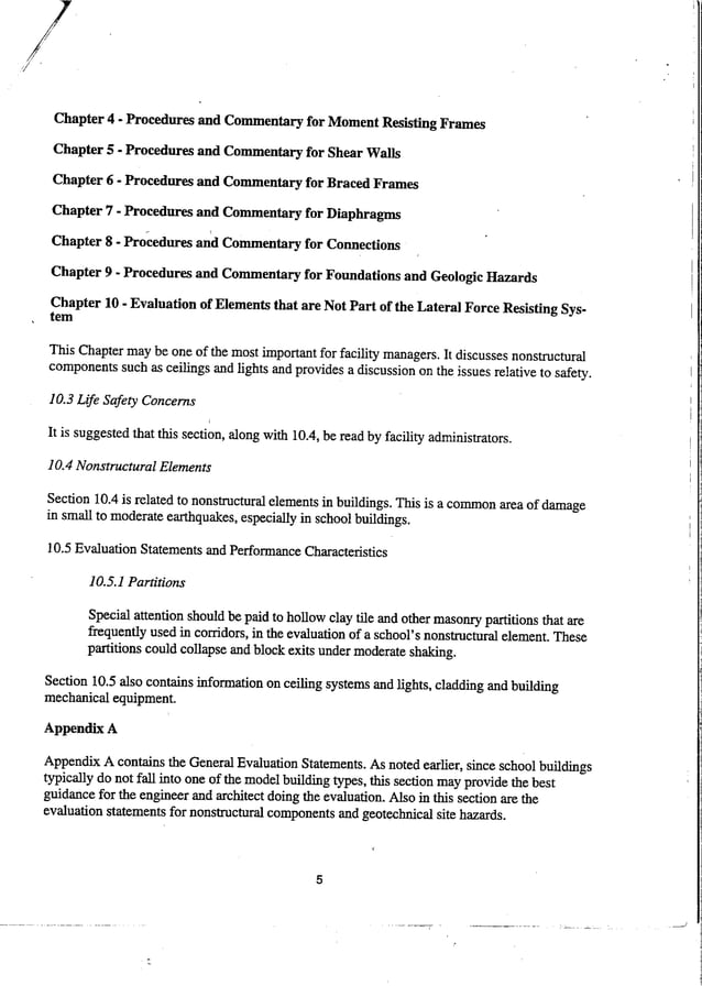 C:\Fakepath\Fema178 Nehrp Seismic Evaluation School Buildings | PDF