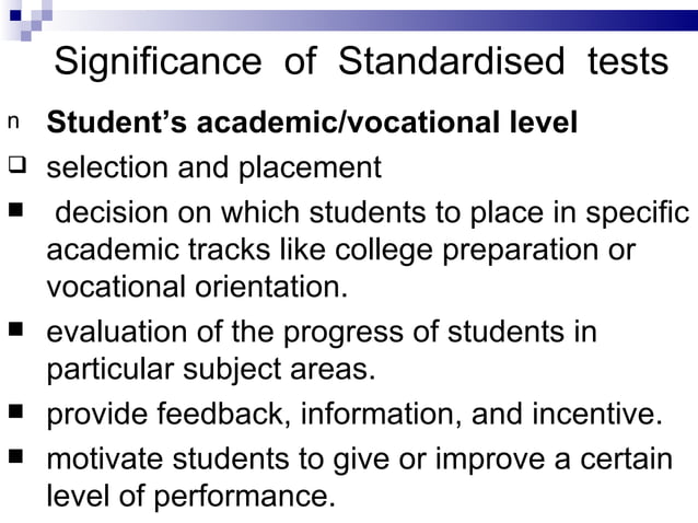 EFFECTIVE TESTING: AN ESSENTIAL REQUIREMENT FOR ENGLISH PROGRAMMES | PPT