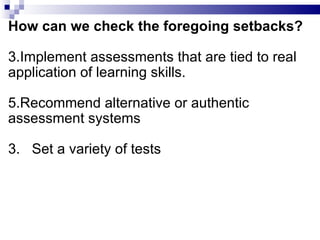 EFFECTIVE TESTING: AN ESSENTIAL REQUIREMENT FOR ENGLISH PROGRAMMES | PPT