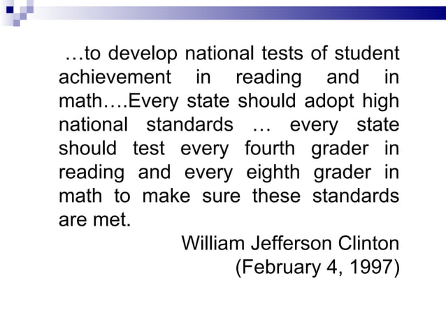 EFFECTIVE TESTING: AN ESSENTIAL REQUIREMENT FOR ENGLISH PROGRAMMES | PPT