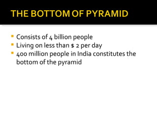 Fortune at the bottom of Pyramid | PPT