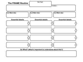 FRAME Templates | PPT