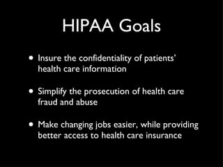 HIPAA Laws | PPT