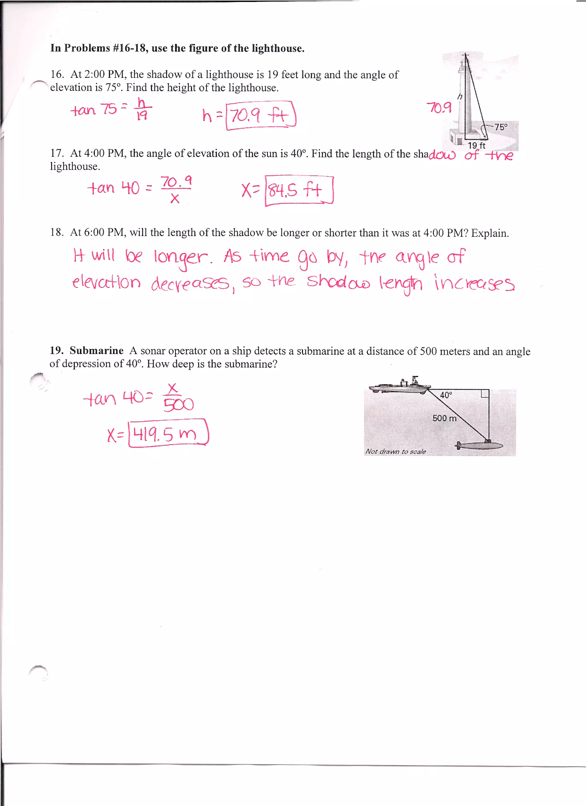 Honors Geometry Answers | PDF