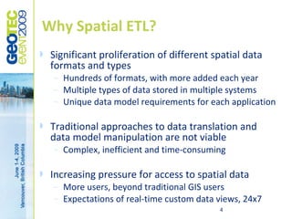 Integrating CAD and GIS with Spatial ETL | PPT