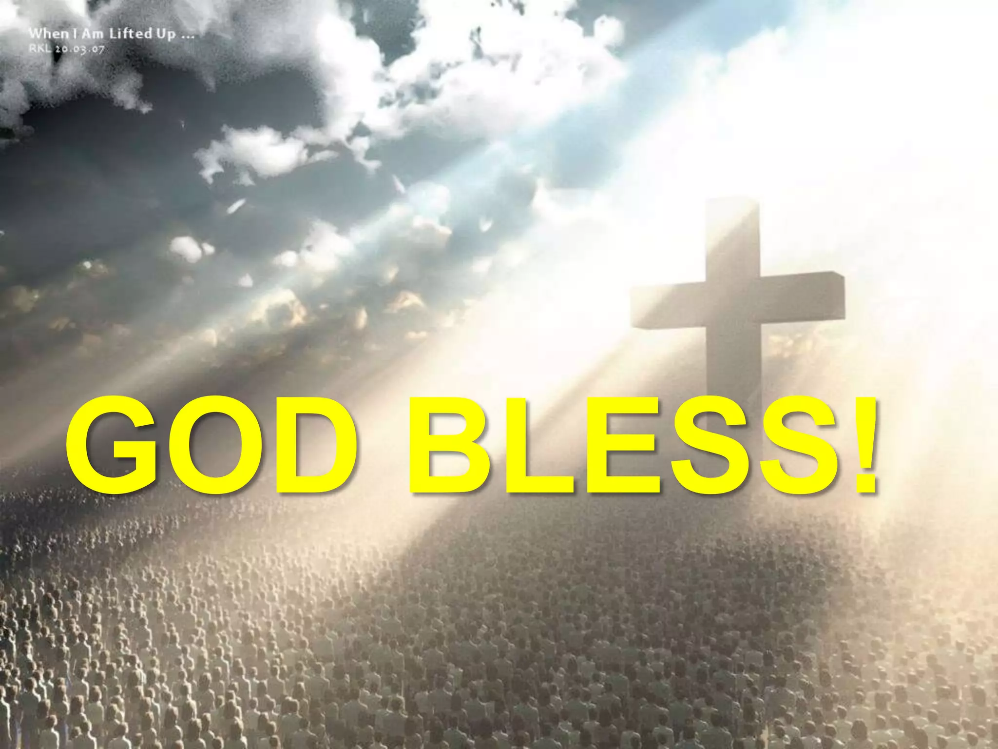 THE LOVE OF GOD | PPTX