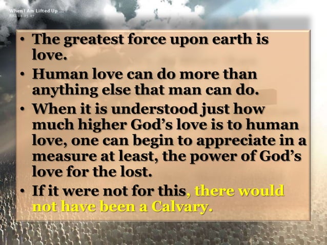 THE LOVE OF GOD | PPTX | Christianity | Religion & Spirituality