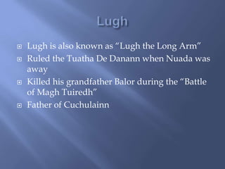 Gods of the Tuatha De Danann | PPT
