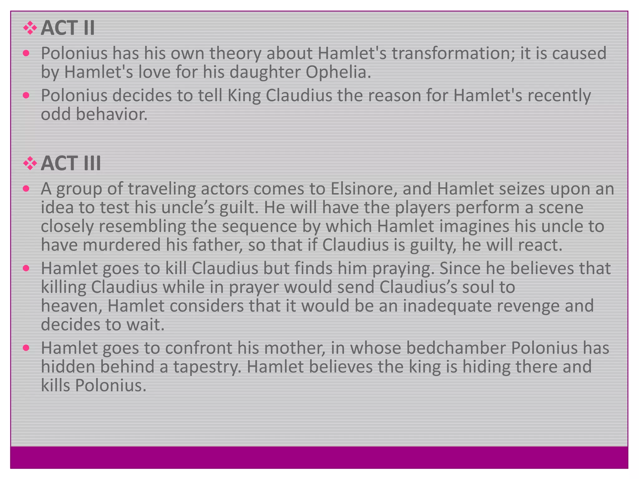 HAMLET & THE LION KING | PPT