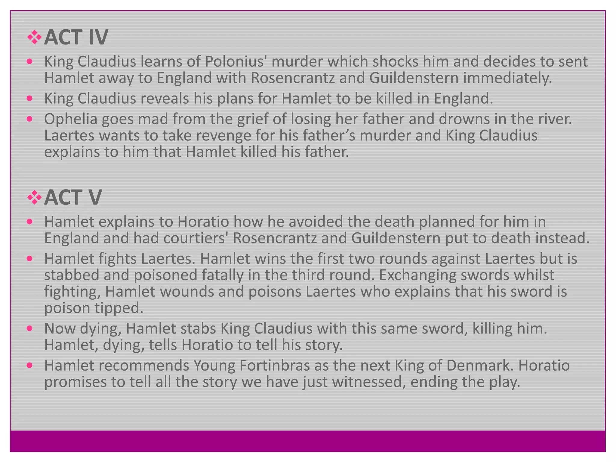 HAMLET & THE LION KING | PPT