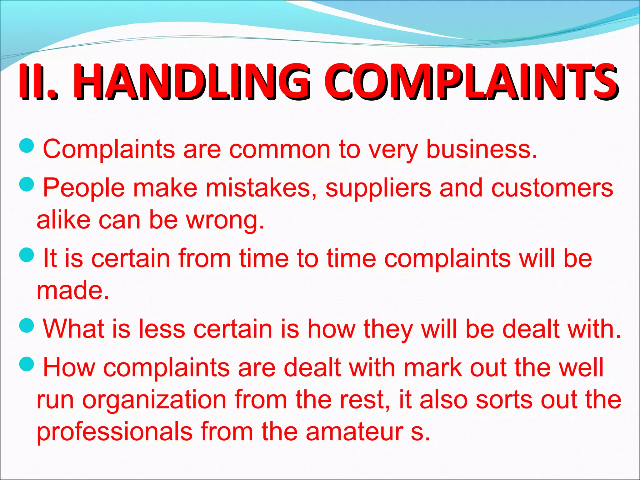 Handling difficult customers | PPT