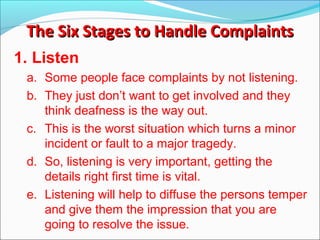 Handling difficult customers | PPT