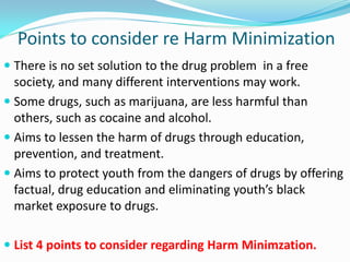C:\fakepath\harm minimisation | PDF