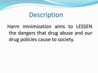 C:\fakepath\harm minimisation | PDF