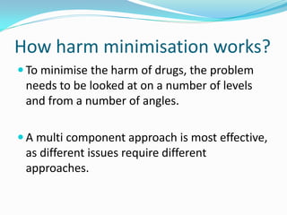 C:\fakepath\harm minimisation | PDF
