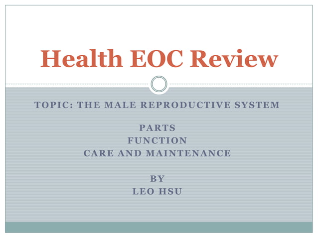 Health Eoc Review 1 | PPTX