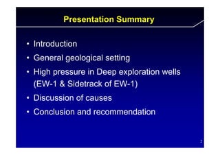 High pressures while hydrocarbon drilling in Western Greece | PDF ...