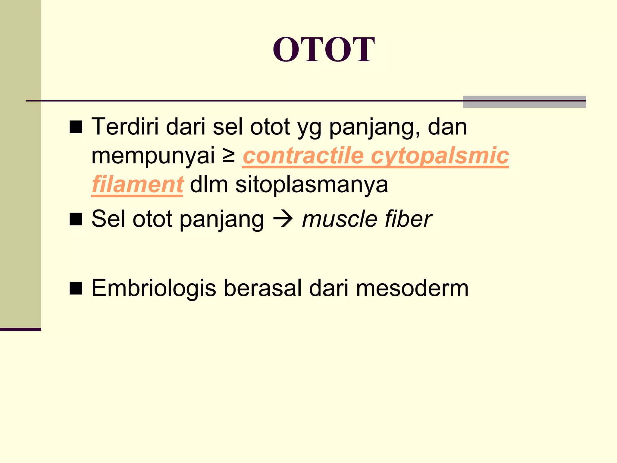 struktur histologis otot | PDF