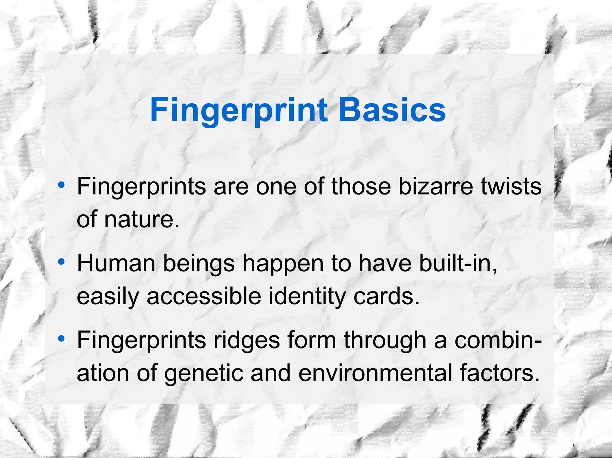 How Fingerprint Scanners Work | PDF