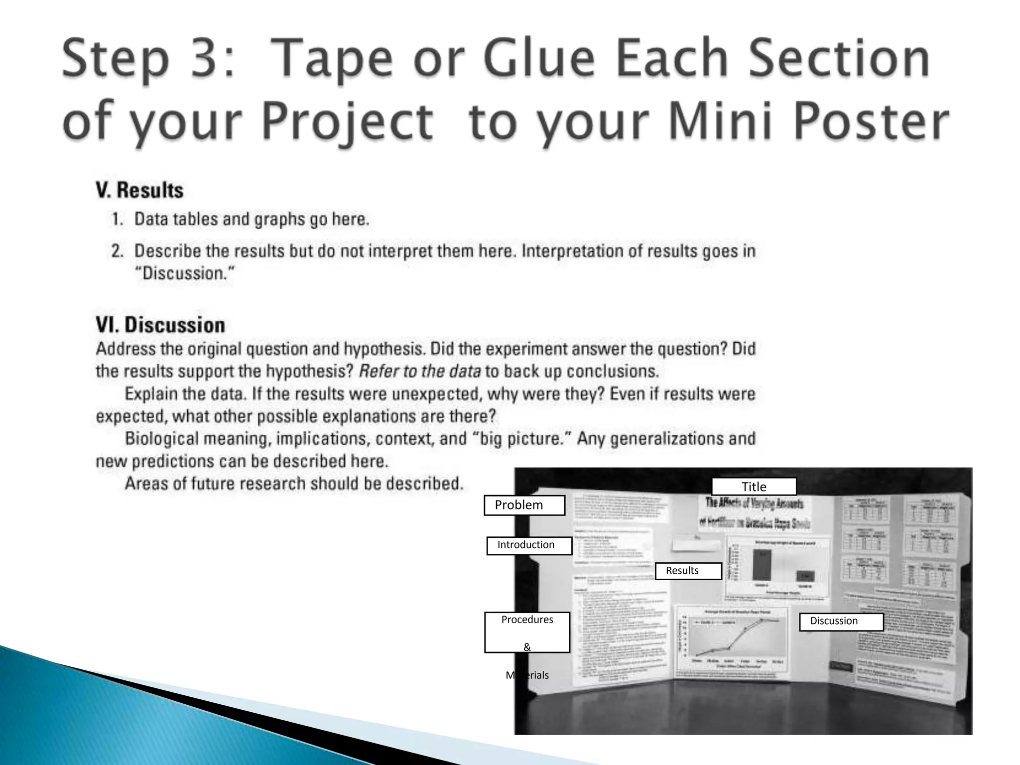 How To Create A Science Mini Poster | PPT