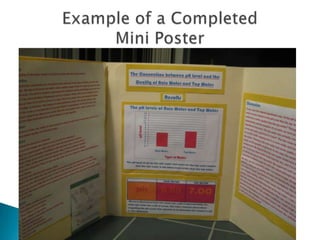 How To Create A Science Mini Poster | PPTX