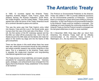 Antarctic Expedition November 2009 | PDF