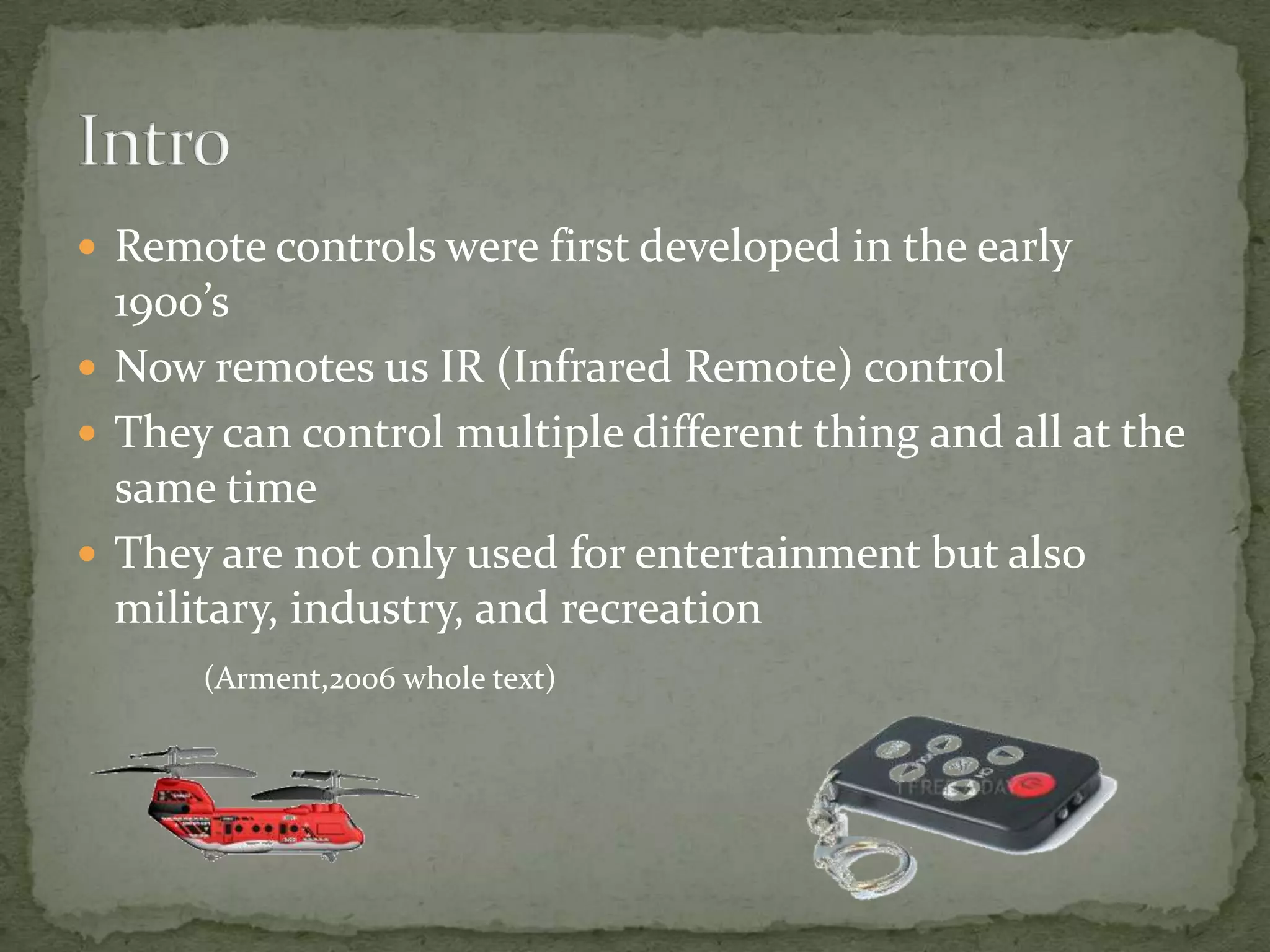C:\Fakepath\Infered Remote Control | PPTX