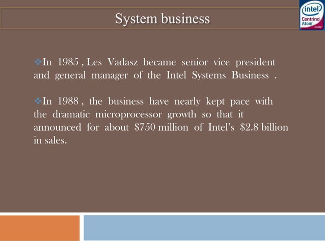 Intel Corporation - BA401 | PPTX