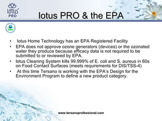 An Introduction to lotus PRO | PPT