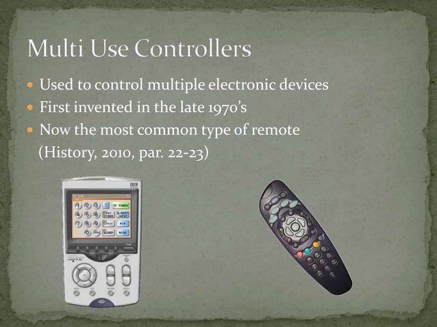 IR Remote Control | PPTX