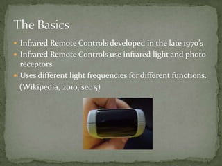 IR Remote Control | PPTX
