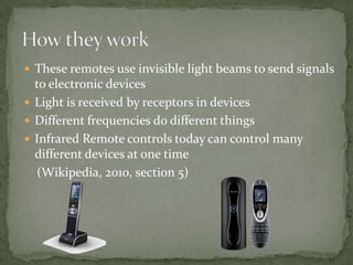 IR Remote Control | PPTX