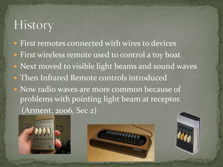 IR Remote Control | PPTX