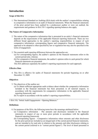 C:\Fakepath\Isa 710 Comparative Information—Corresponding Figures And ...