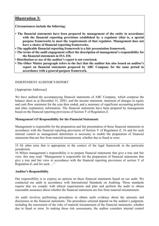 C:\Fakepath\Isa 800 Special Considerations—Audits Of Financial ...