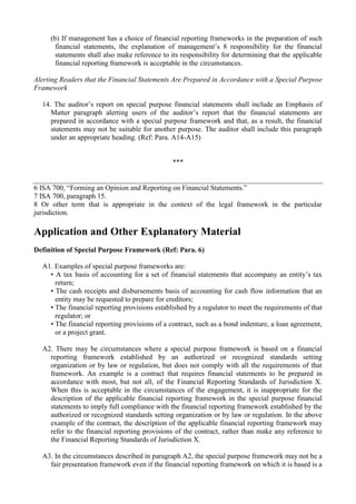 C:\Fakepath\Isa 800 Special Considerations—Audits Of Financial ...
