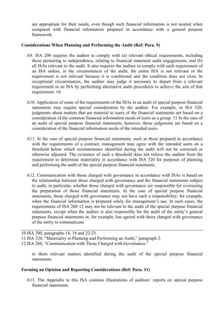 C:\Fakepath\Isa 800 Special Considerations—Audits Of Financial ...