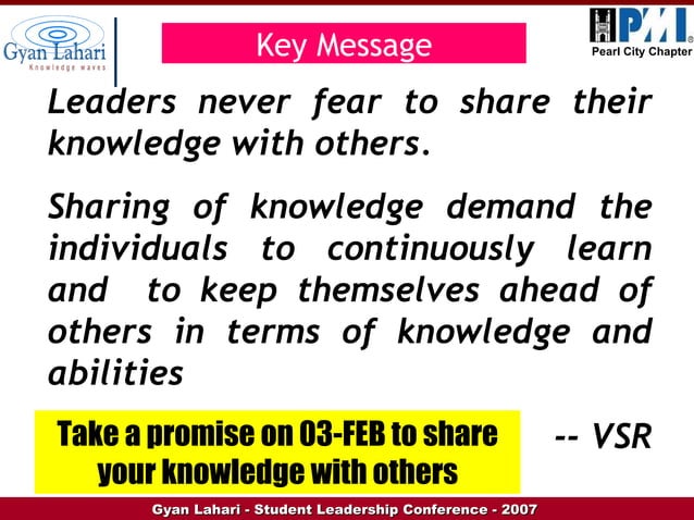 International Student Leadership Day | PPT