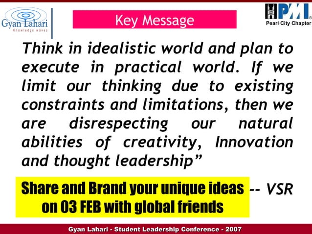 International Student Leadership Day | PPT