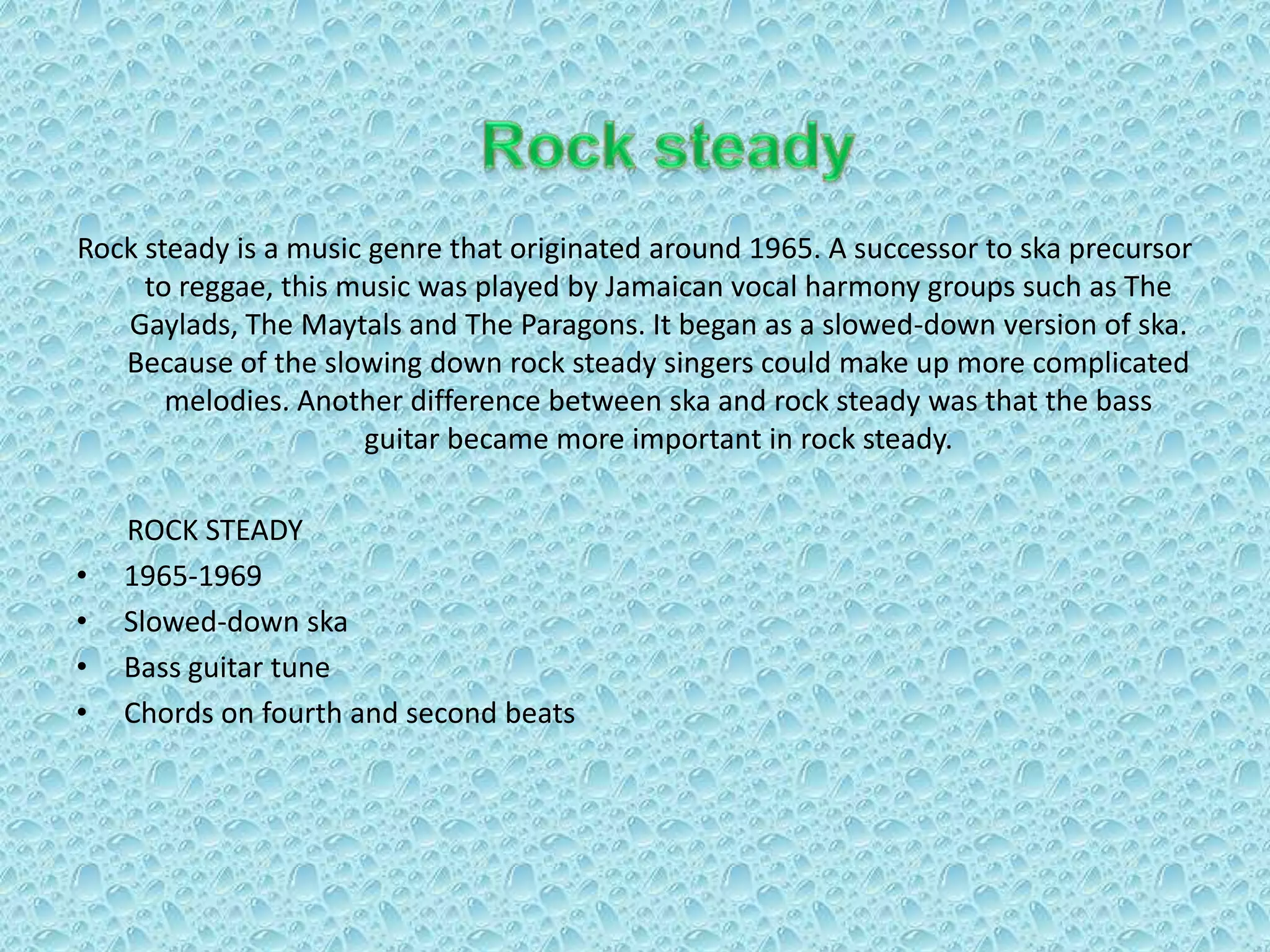 Jamaican Music | PPT