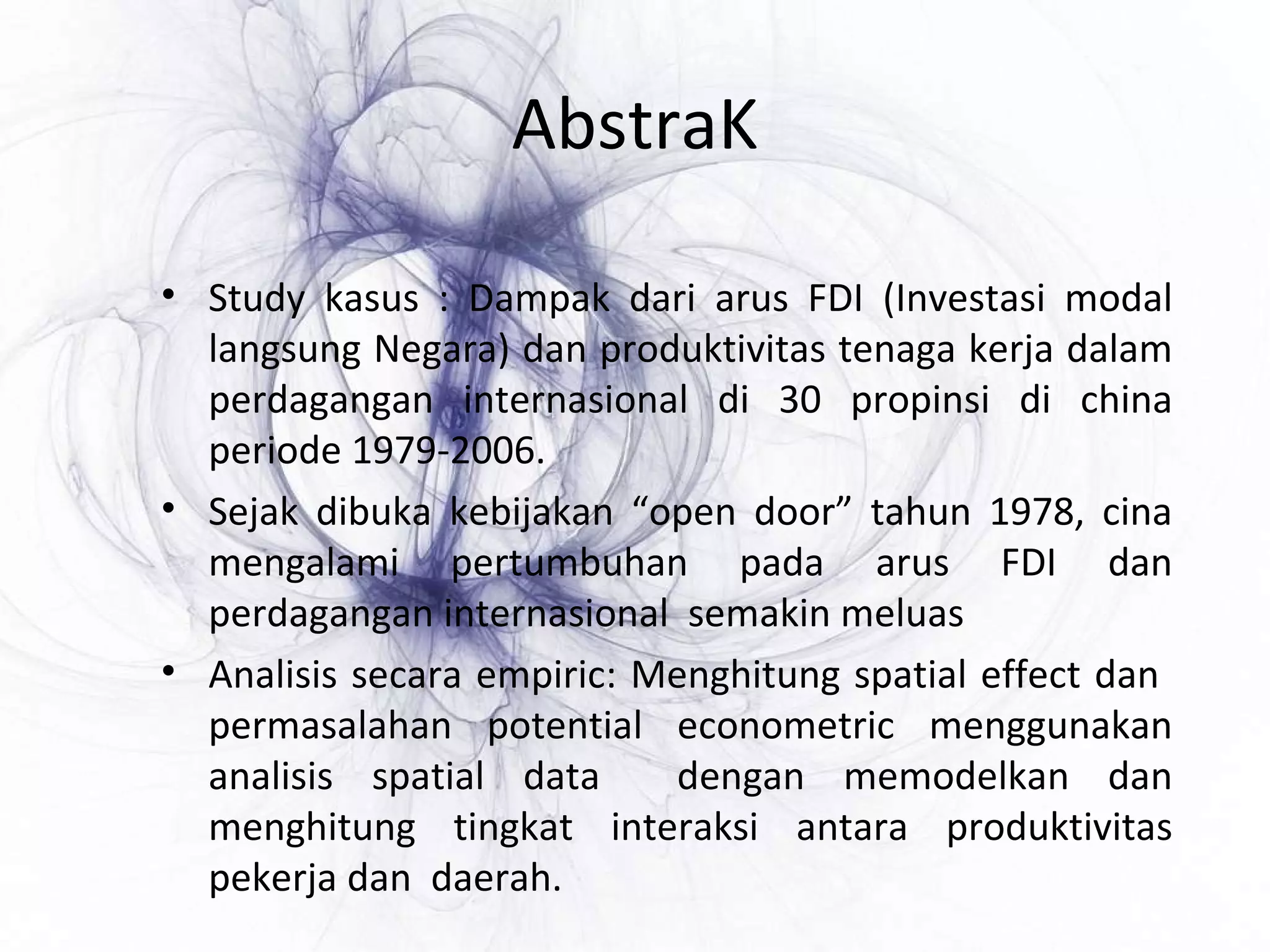 A Space Time Model Ppt