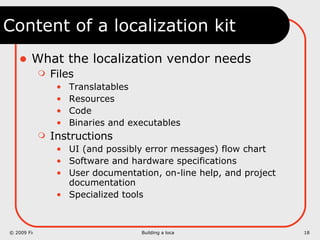 Building a Localization Kit | PPT